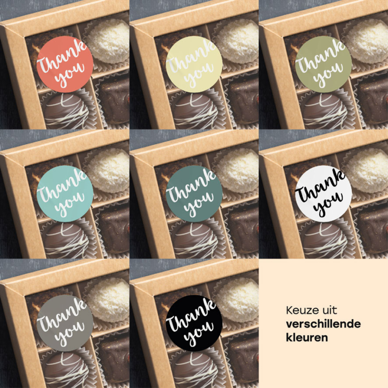 Bedankt stickers strak | Kortingsticker.nl