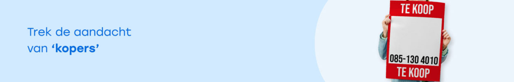Te Koop posters bestellen | Kortingsticker.nl