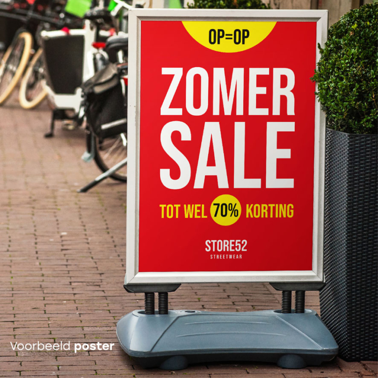 Posters met eigen ontwerp bedrukken | Kortingsticker.nl